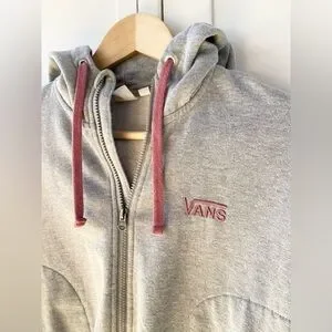 Vans | Tops | Vans Crop Zip Up Hoodie | Poshmark